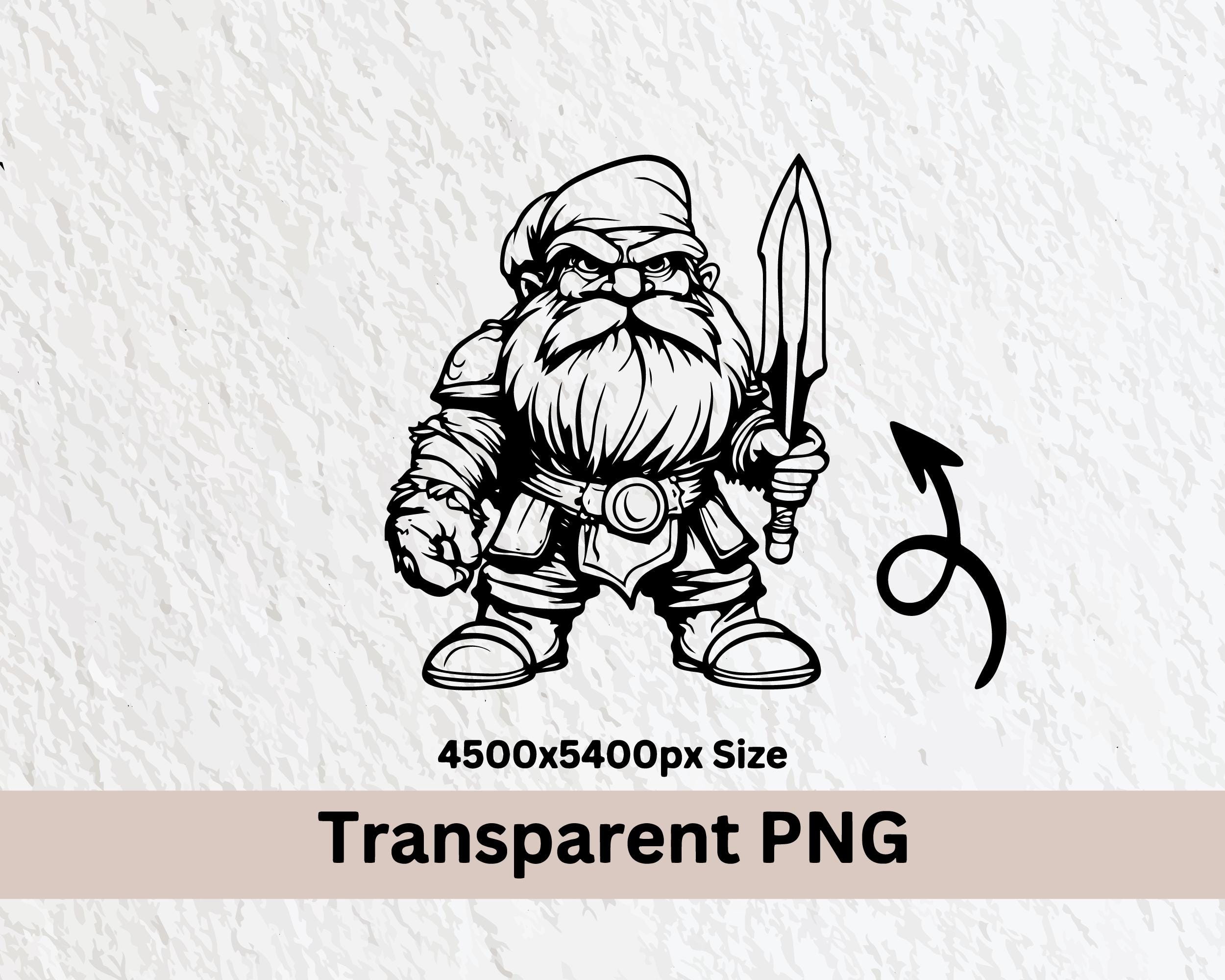 Dwarf Warrior SVG Bundle: Clipart, Silhouette, Vector (PNG, Cricut) - Etsy
