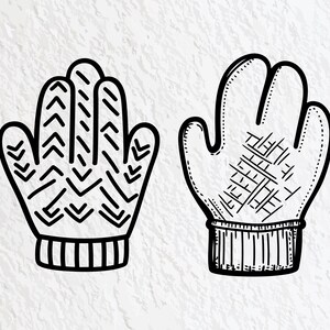 Mitten SVG Bundle: Winter Clipart, Vector Cut Files (PNG, SVG) - Etsy