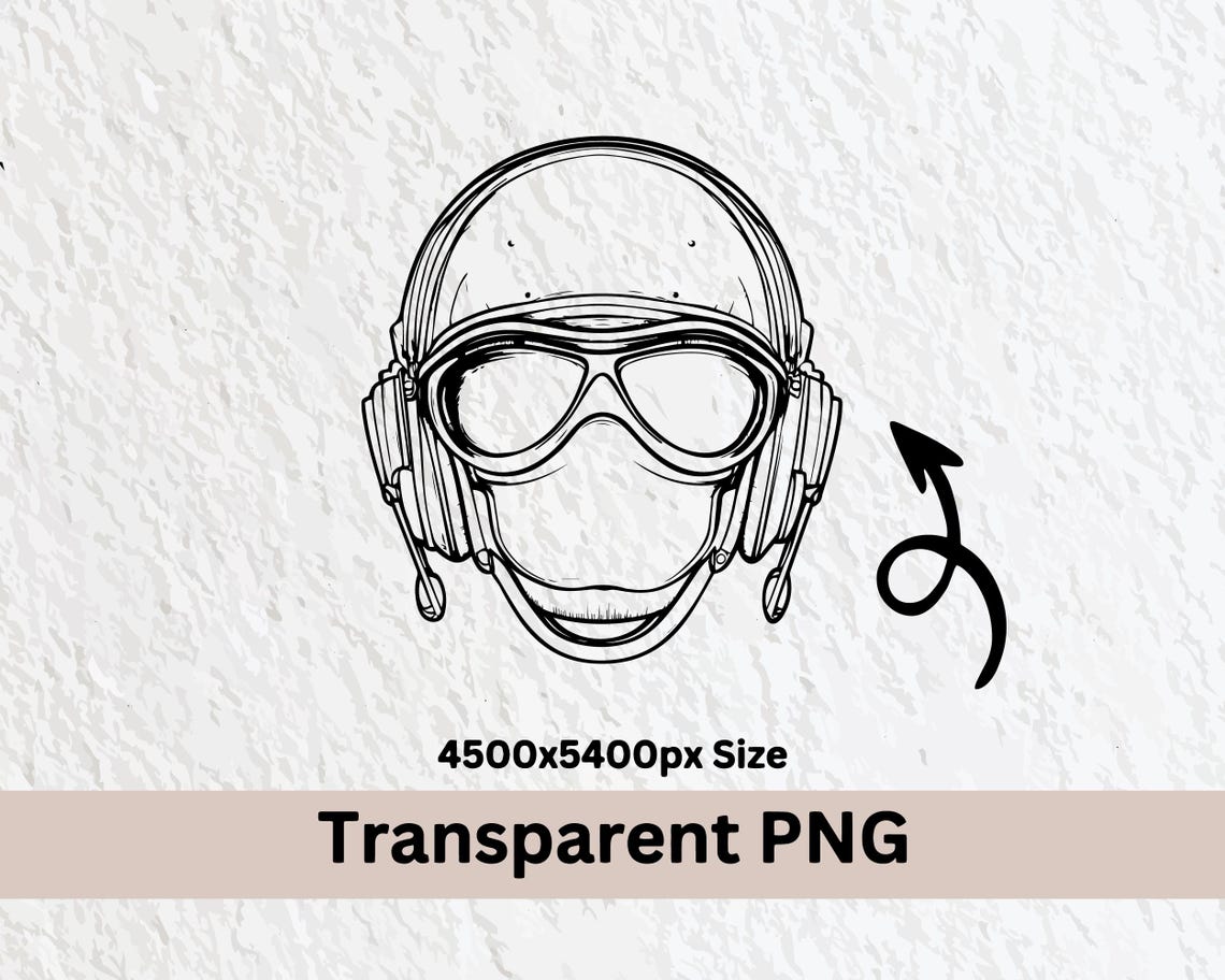Aviator Helmet SVG Bundle: Vector Art, Clipart, Logo (PNG, SVG) - Etsy