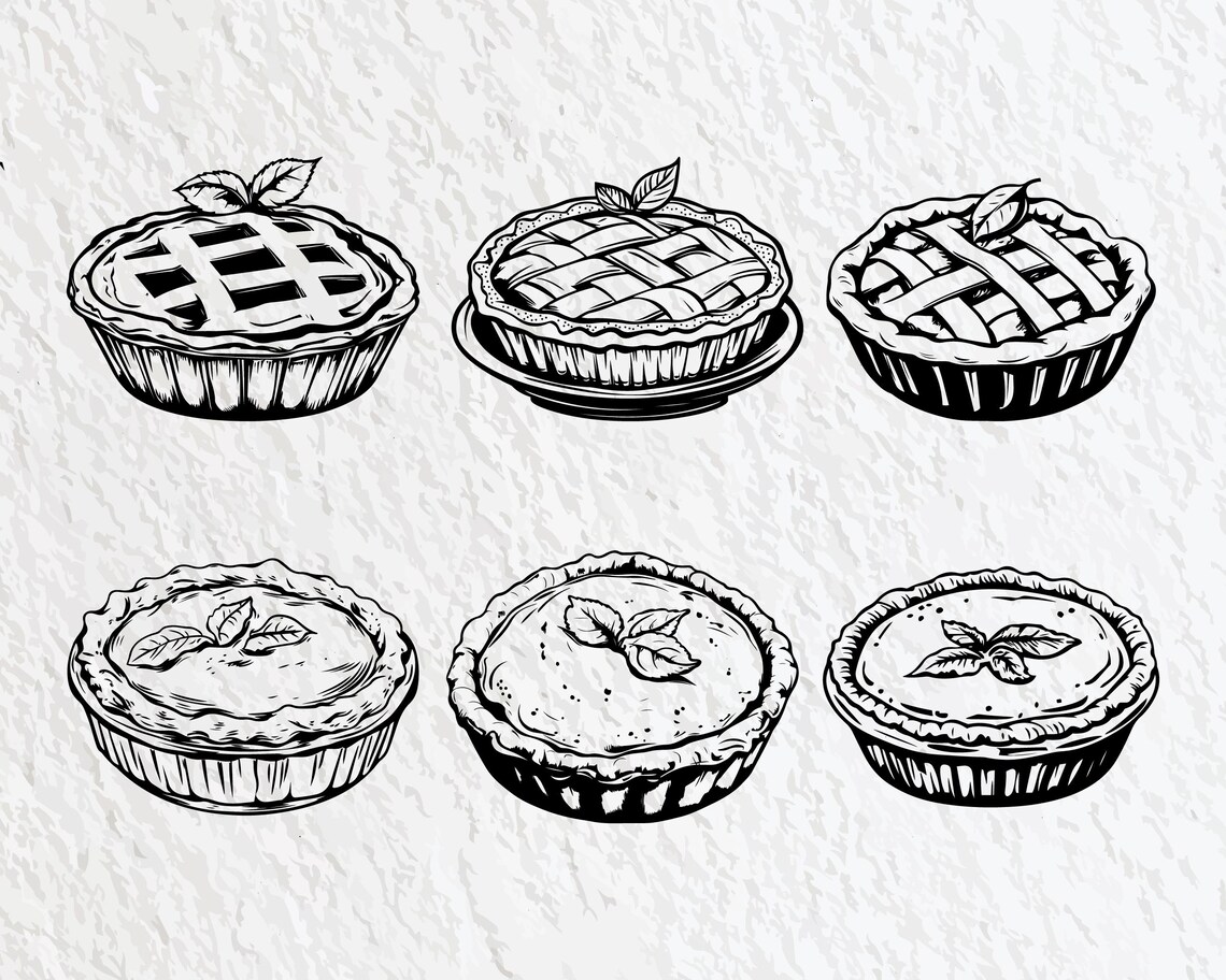 Apple Pie Svg Bundle, Apple Pie Silhouette, Apple Pie Clipart Png ...