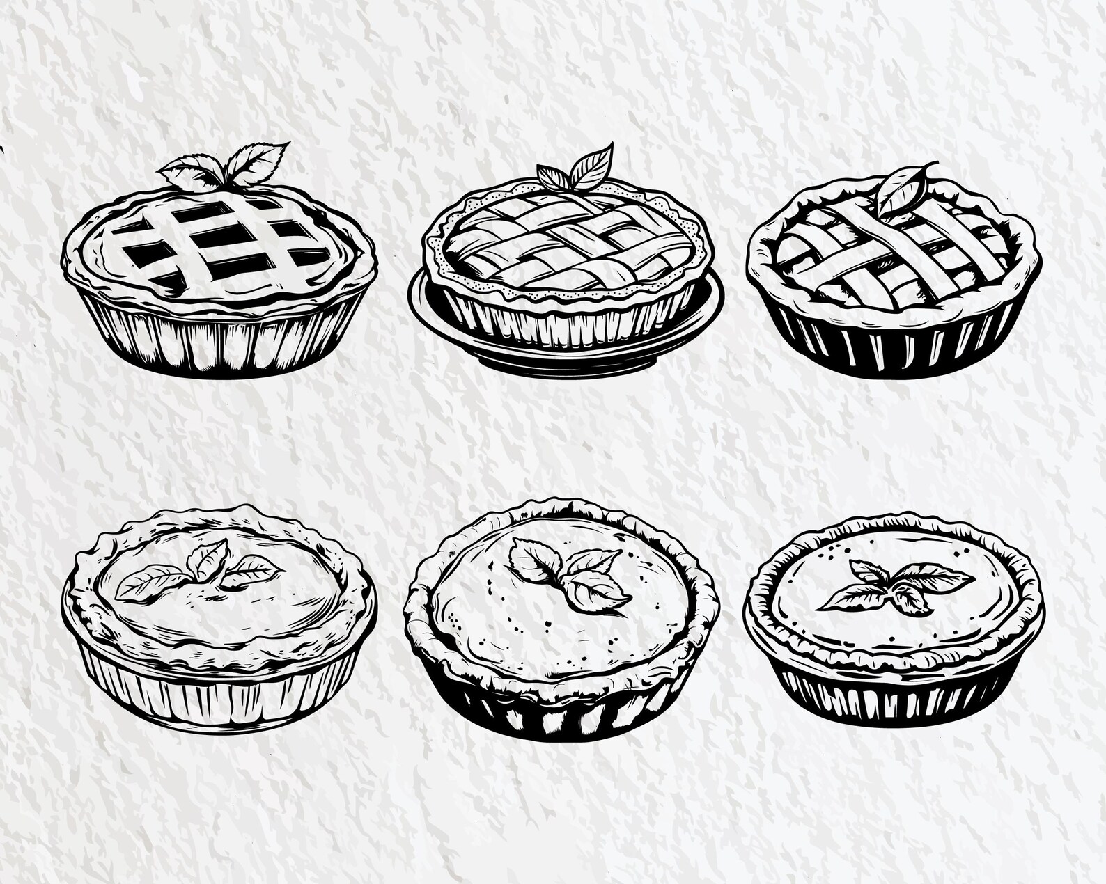 Apple Pie Svg Bundle, Apple Pie Silhouette, Apple Pie Clipart Png ...