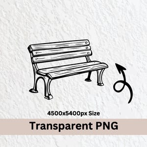 Bench SVG Bundle: Silhouette Clipart, Cricut Cut Files - Etsy