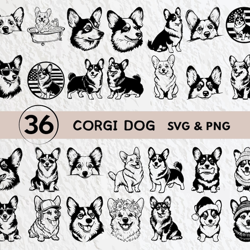 Corgi Decal - Etsy