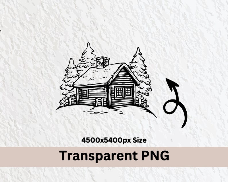 Rustic Cabin SVG Bundle: Silhouette Clipart, Cricut Decal Files - Etsy