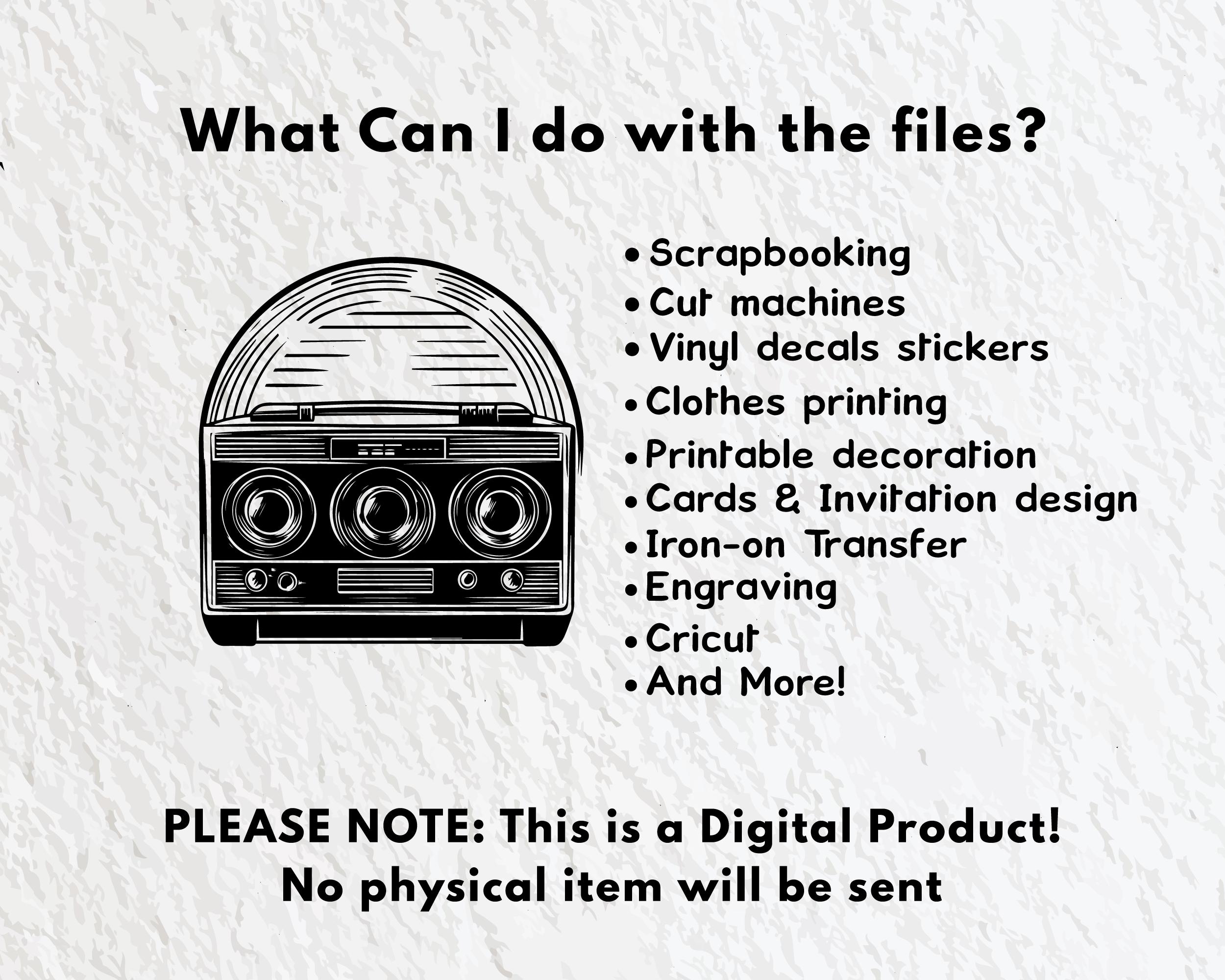 Vintage Boombox Svg Bundle, Vintage Boombox Silhouette, Vintage Boombox ...