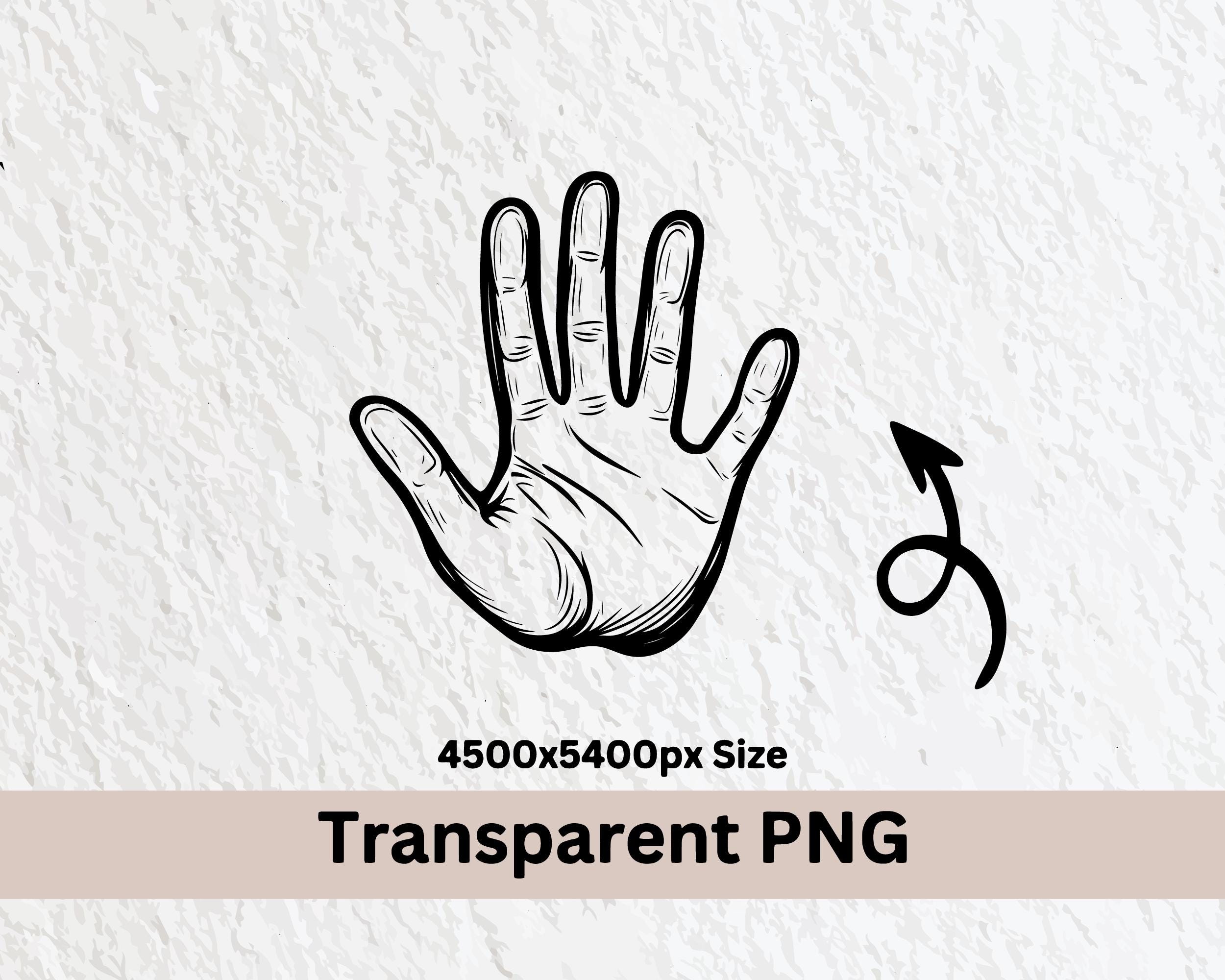 Handprint Svg Bundle, Handprint Silhouette, Handprint Clipart Png ...