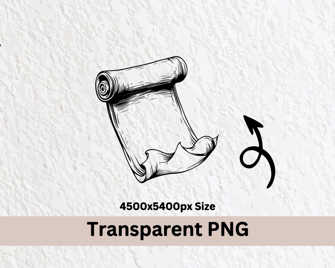 Parchment Svg Bundle, Parchment Silhouette, Parchment Clipart Png ...