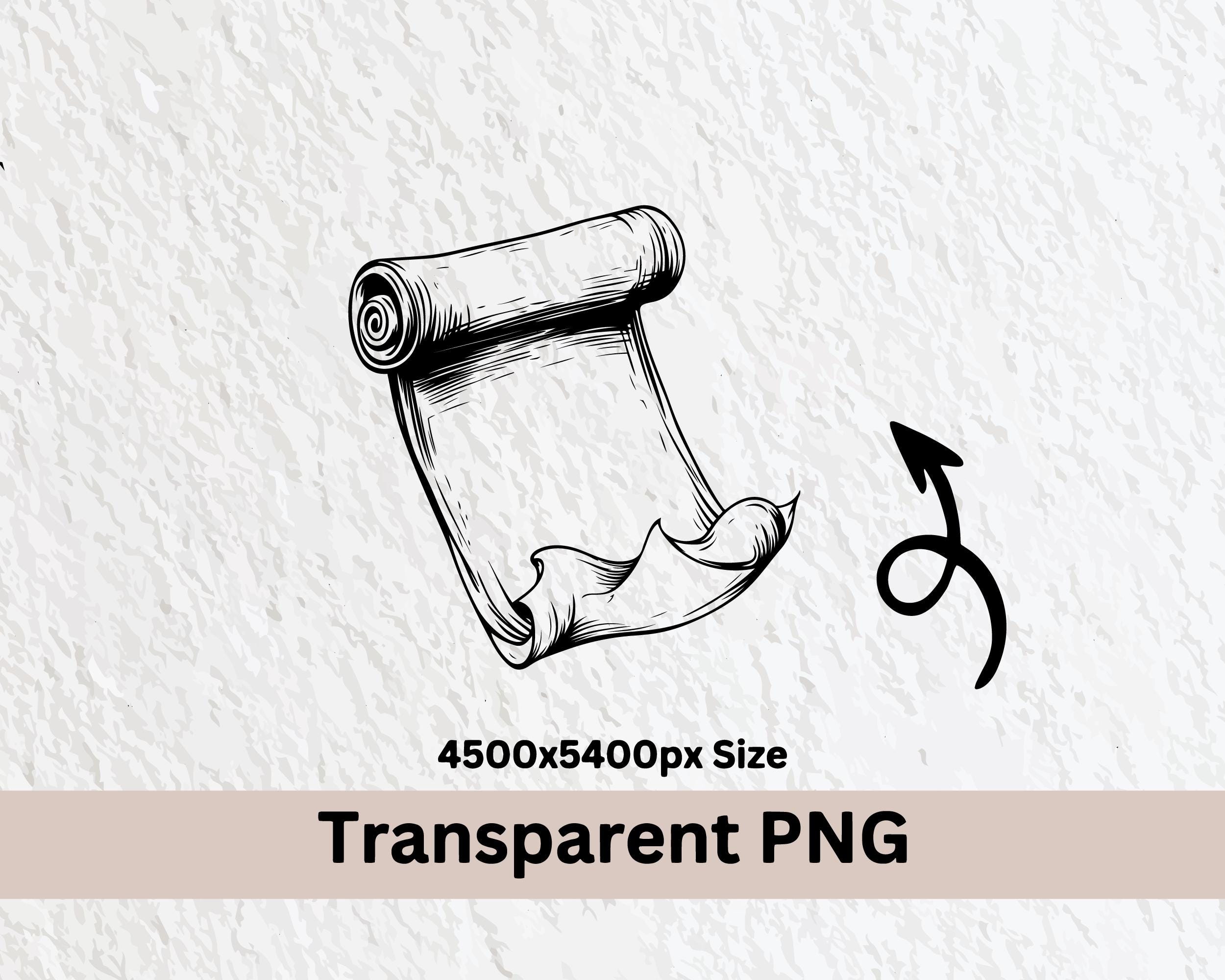 Parchment Svg Bundle, Parchment Silhouette, Parchment Clipart Png ...