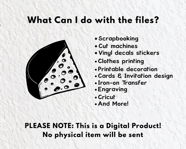 Cheese SVG Bundle: Vector Clipart, Logo, Cricut Decal (PNG) - Etsy