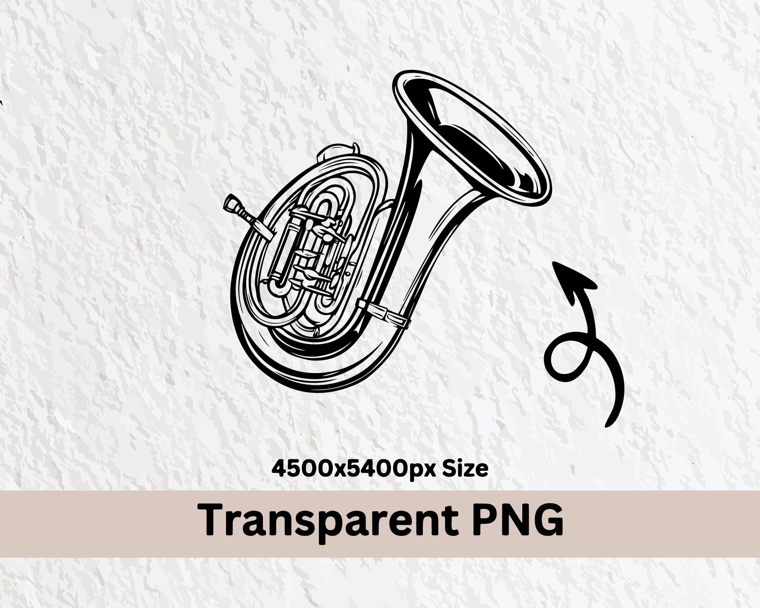 Sousaphone Svg Bundle, Sousaphone Silhouette, Sousaphone Clipart Png ...