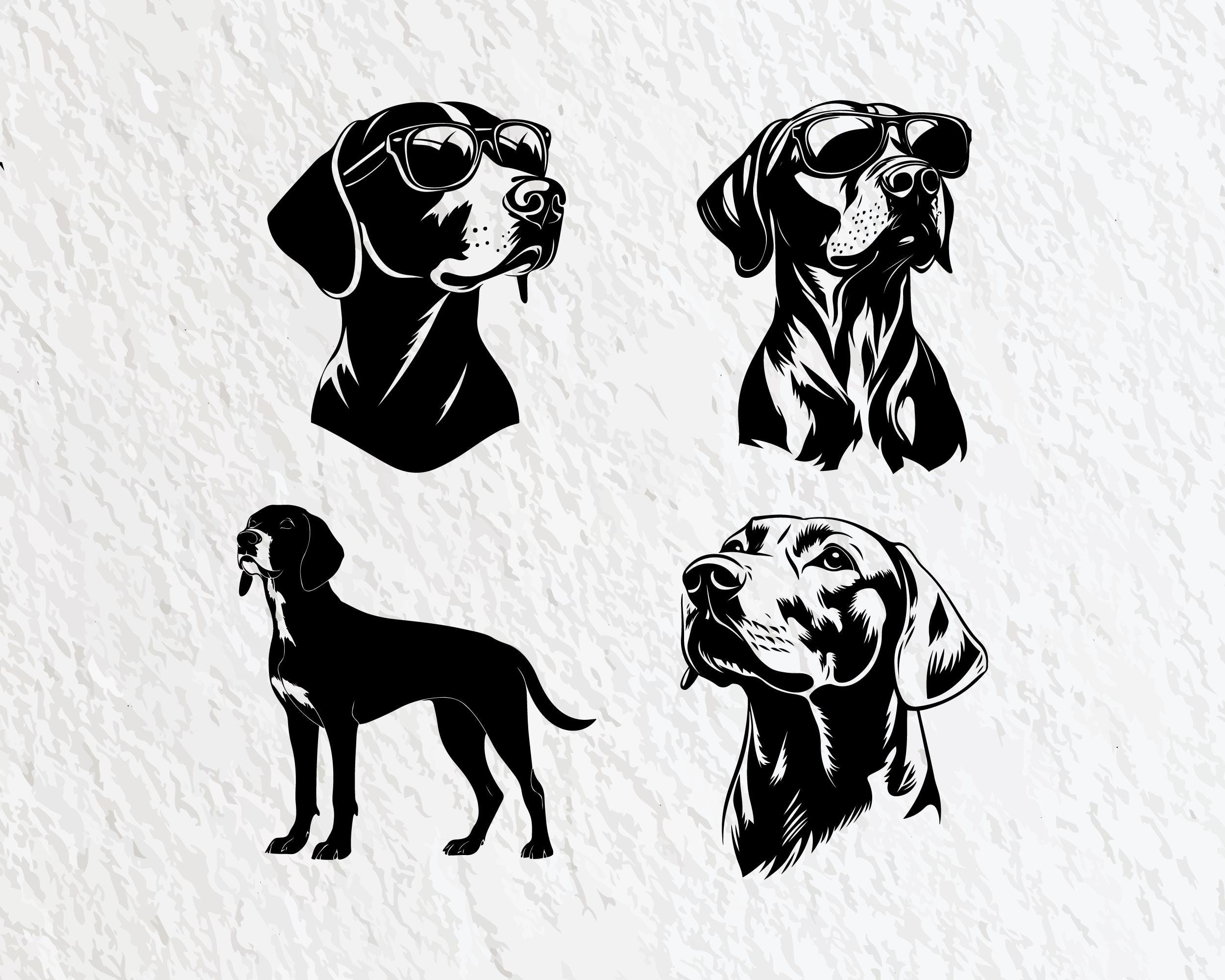 Plott Hound Dog Svg Bundle, Plott Hound Silhouette, Plott Hound Clipart ...