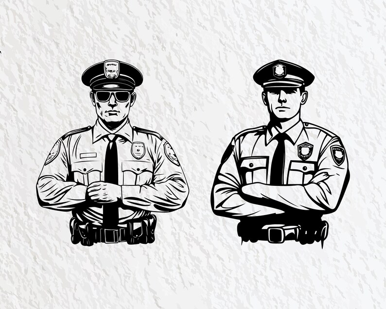 Police SVG Bundle: Silhouette, Clipart, Vector (PNG, Cricut) - Etsy