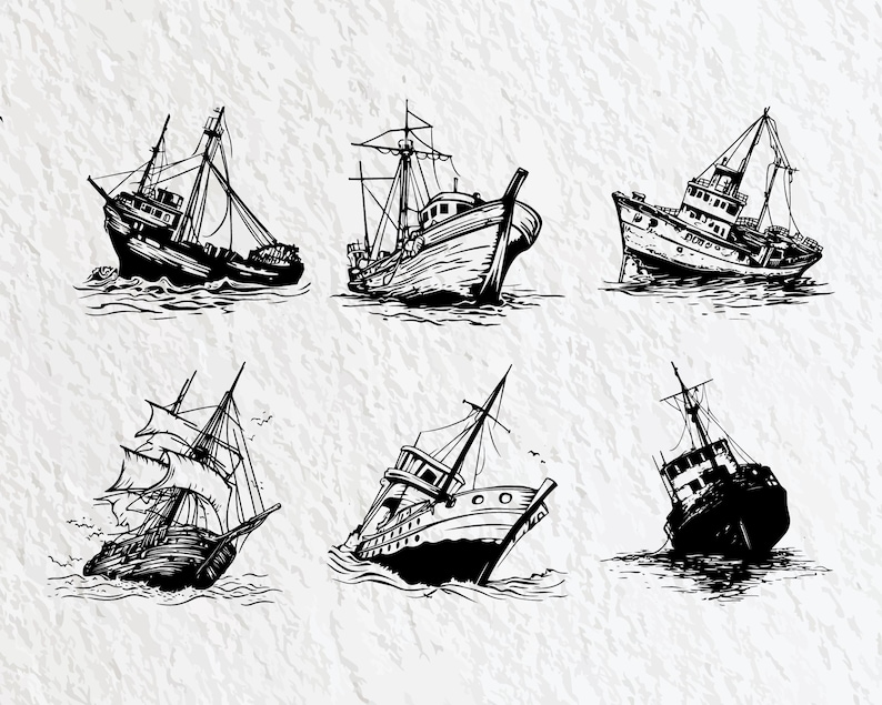 Shipwreck Svg Bundle, Shipwreck Silhouette, Shipwreck Clipart Png ...