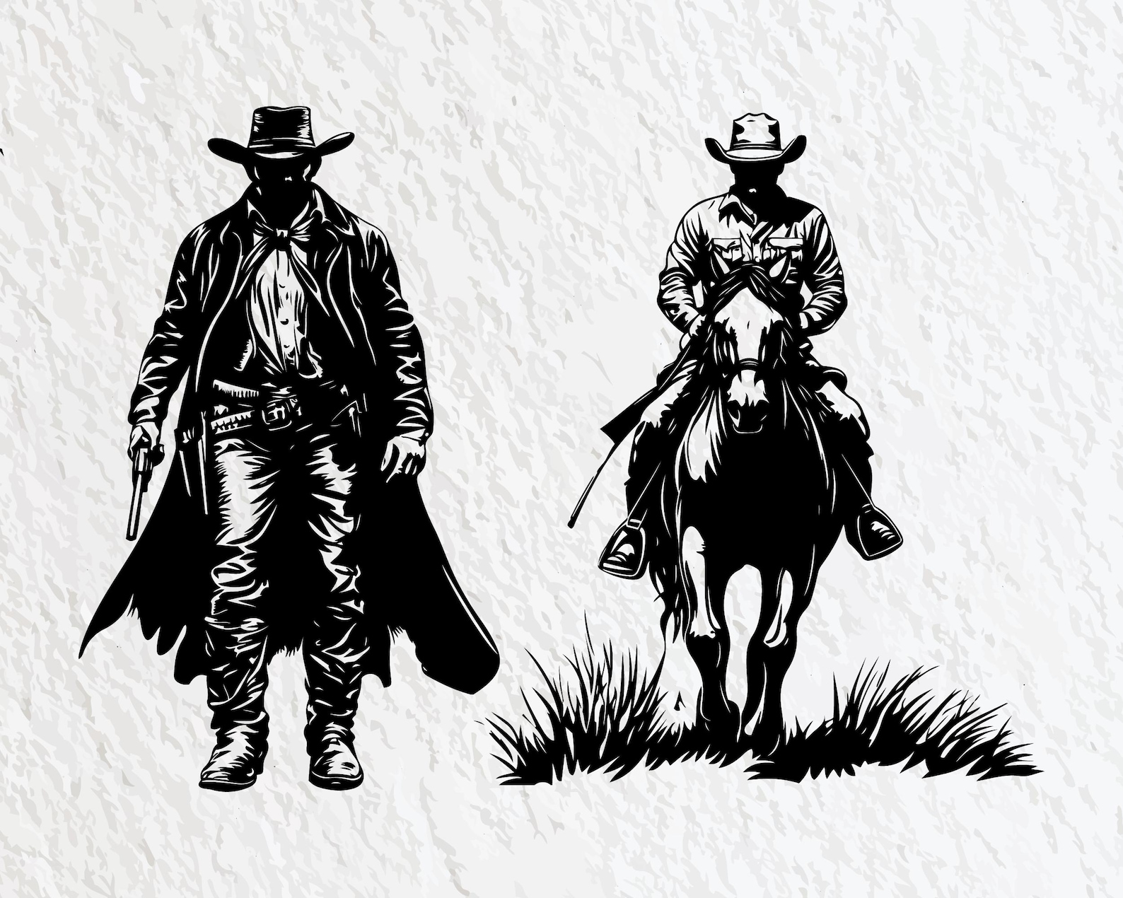 Outlaw Svg Bundle, Outlaw Silhouette, Outlaw Clipart Png, Outlaw ...