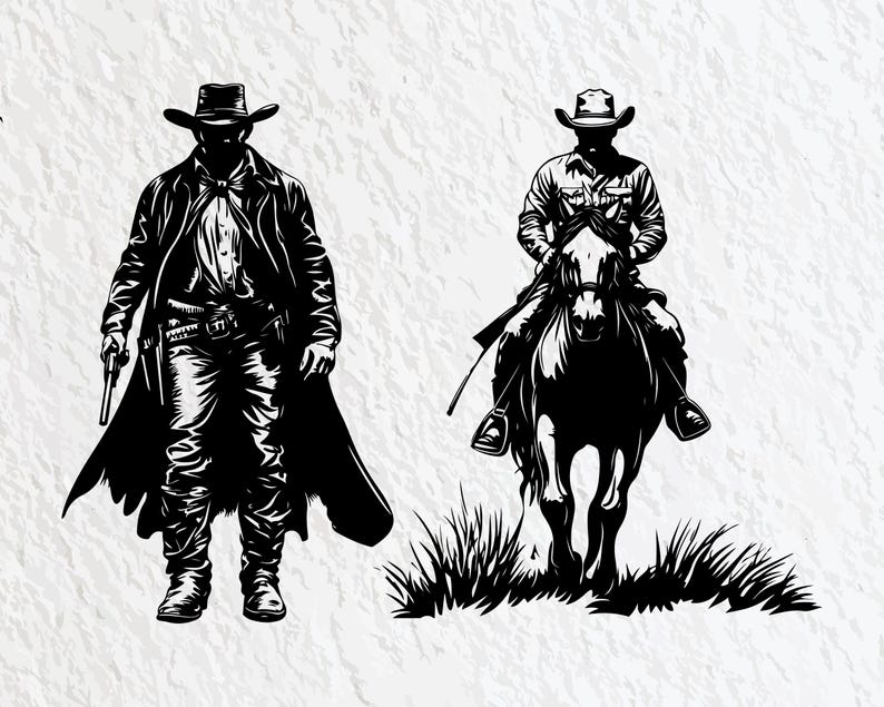 Outlaw Svg Bundle, Outlaw Silhouette, Outlaw Clipart Png, Outlaw ...