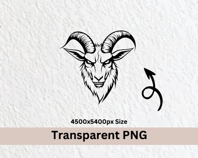 Evil Goat SVG Bundle: Silhouette Clipart, Cricut Cut Files - Etsy
