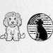 Cockapoo Dog SVG Bundle: Clipart, Outline, Vector (digital Download) - Etsy