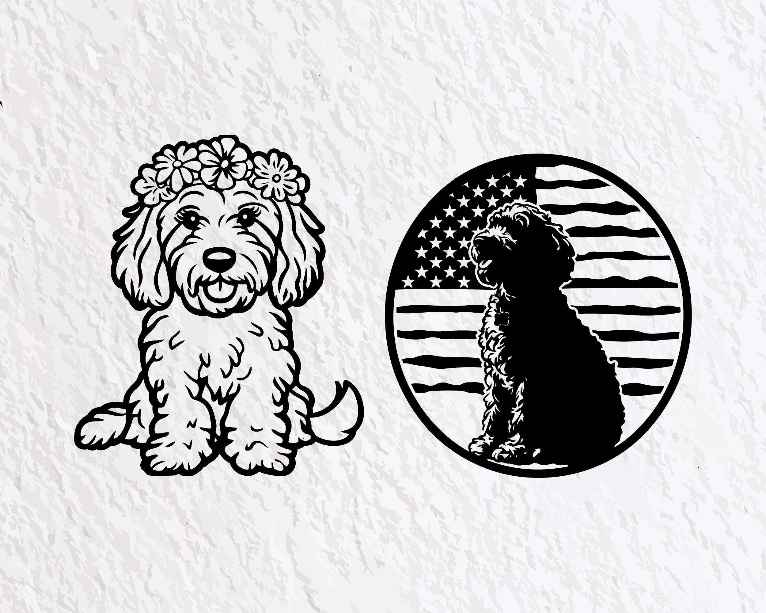 Cockapoo Dog Svg Bundle, Cockapoo Dog Silhouette, Cockapoo Dog Clipart ...