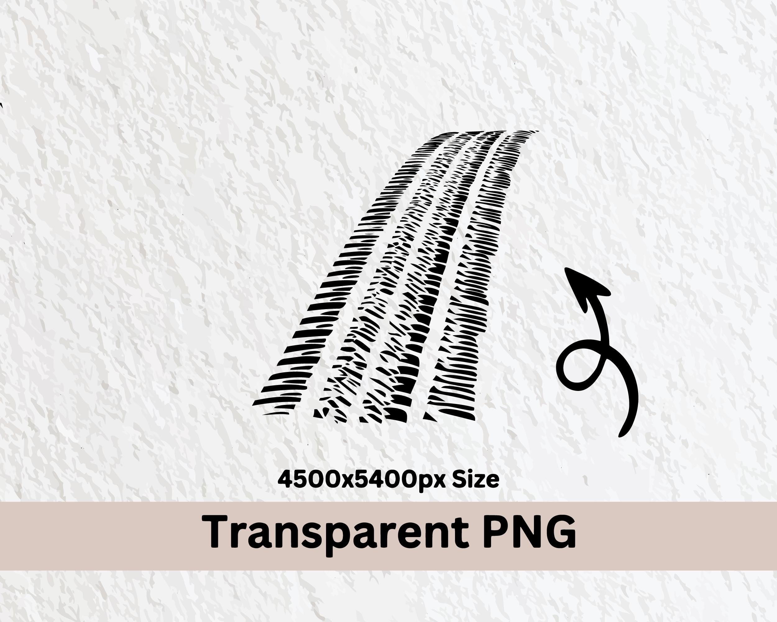 Tire Tracks Svg Bundle, Tire Tracks Silhouette, Tire Tracks Clipart Png ...