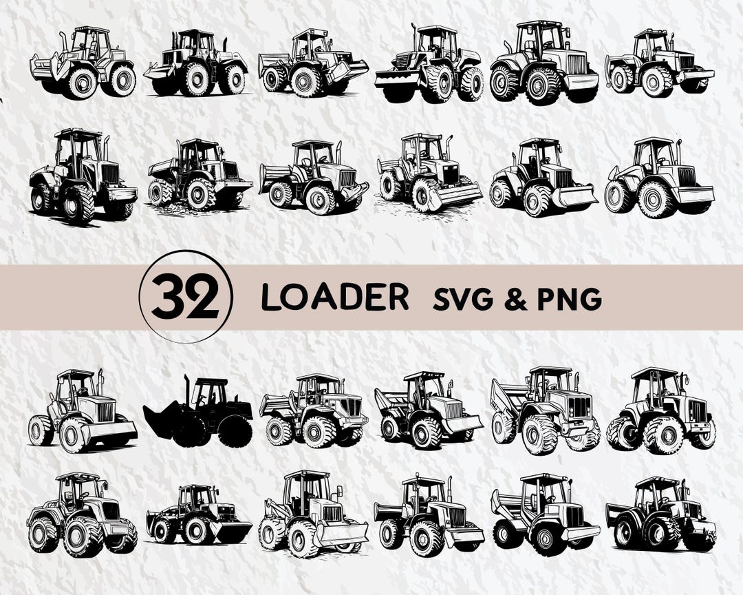 Loader Svg Bundle, Loader Png Outline, Loader Art Png, Loader Cricut ...