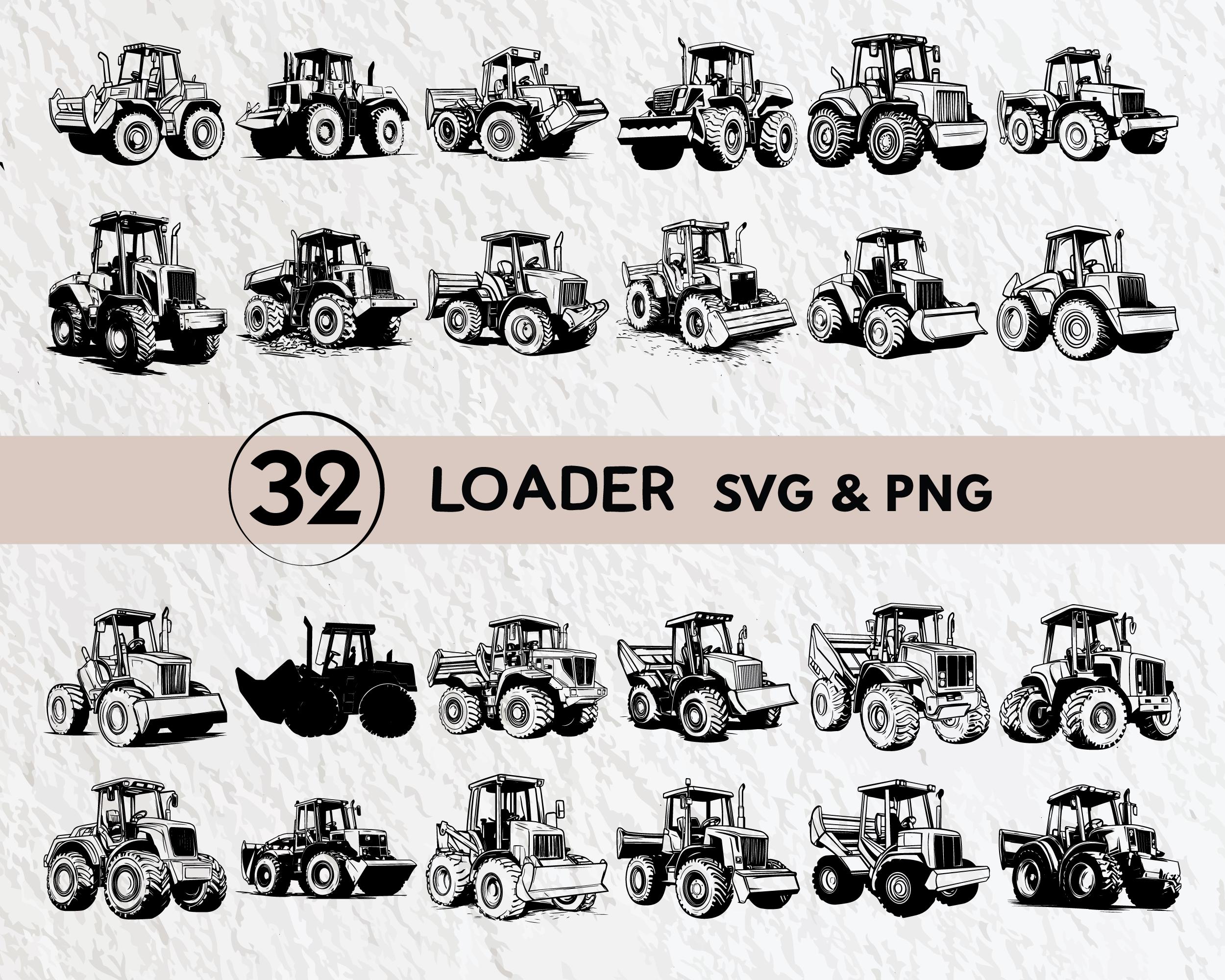 Loader Svg Bundle, Loader Png Outline, Loader Art Png, Loader Cricut ...