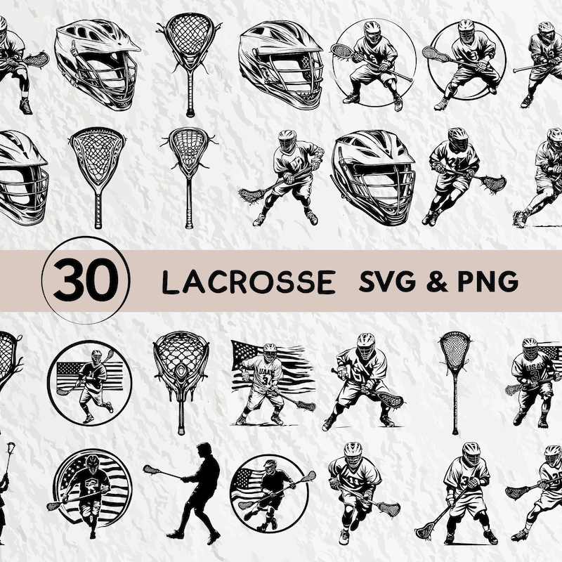 Lacrosse Svg - Etsy
