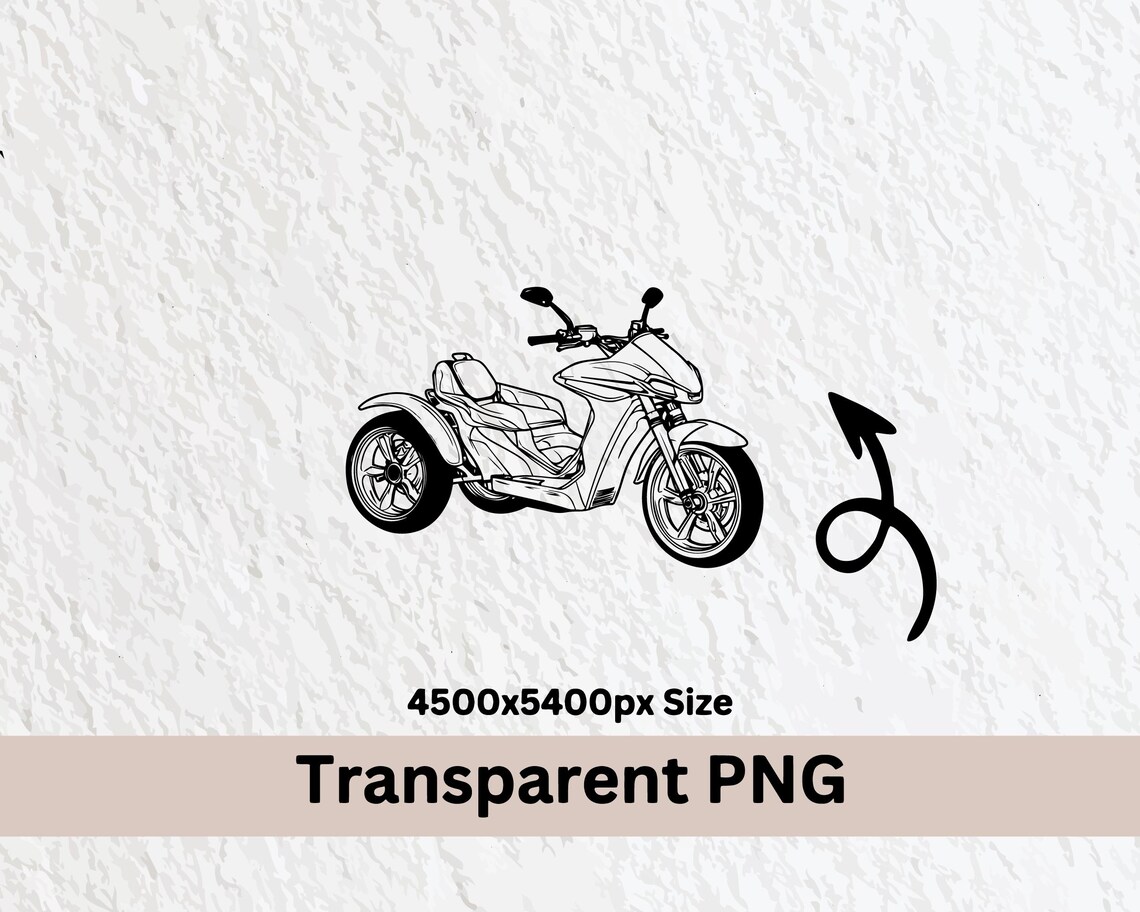 Trike Motorcycle SVG Bundle: Clipart, Silhouette, Logo (PNG, Cricut) - Etsy