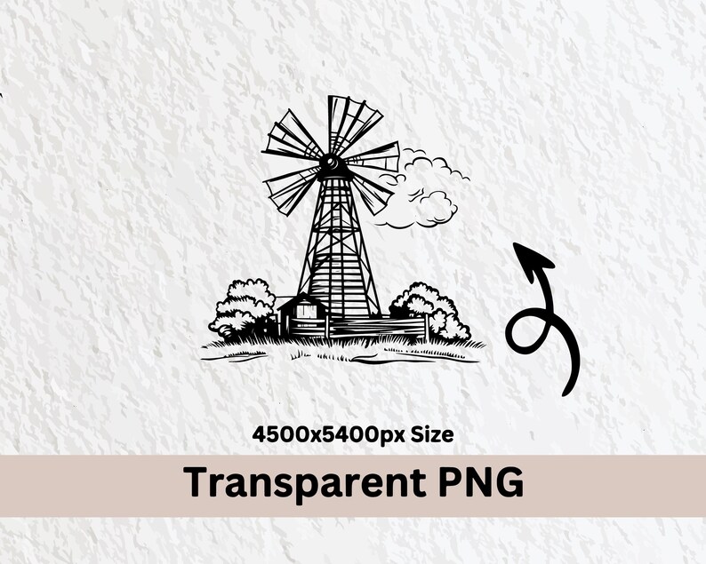 Farm Windmill Svg Bundle, Farm Windmill Silhouette, Farm Windmill ...
