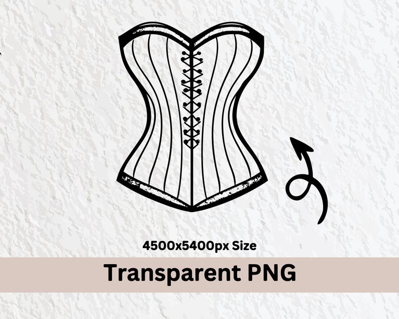 Corset Silhouette Bundle: SVG, PNG, Cricut Cut Files - Etsy