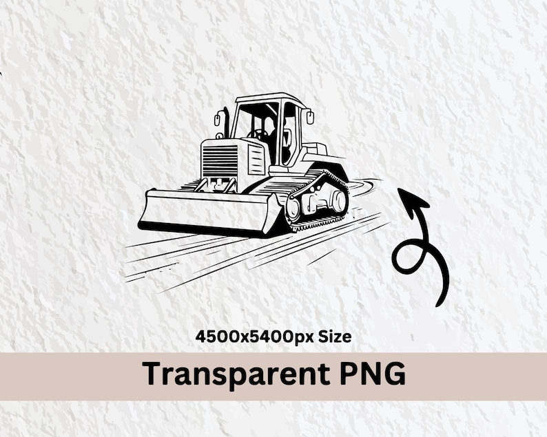 Bulldozer Svg Bundle, Bulldozer Silhouette, Bulldozer Clipart Png ...