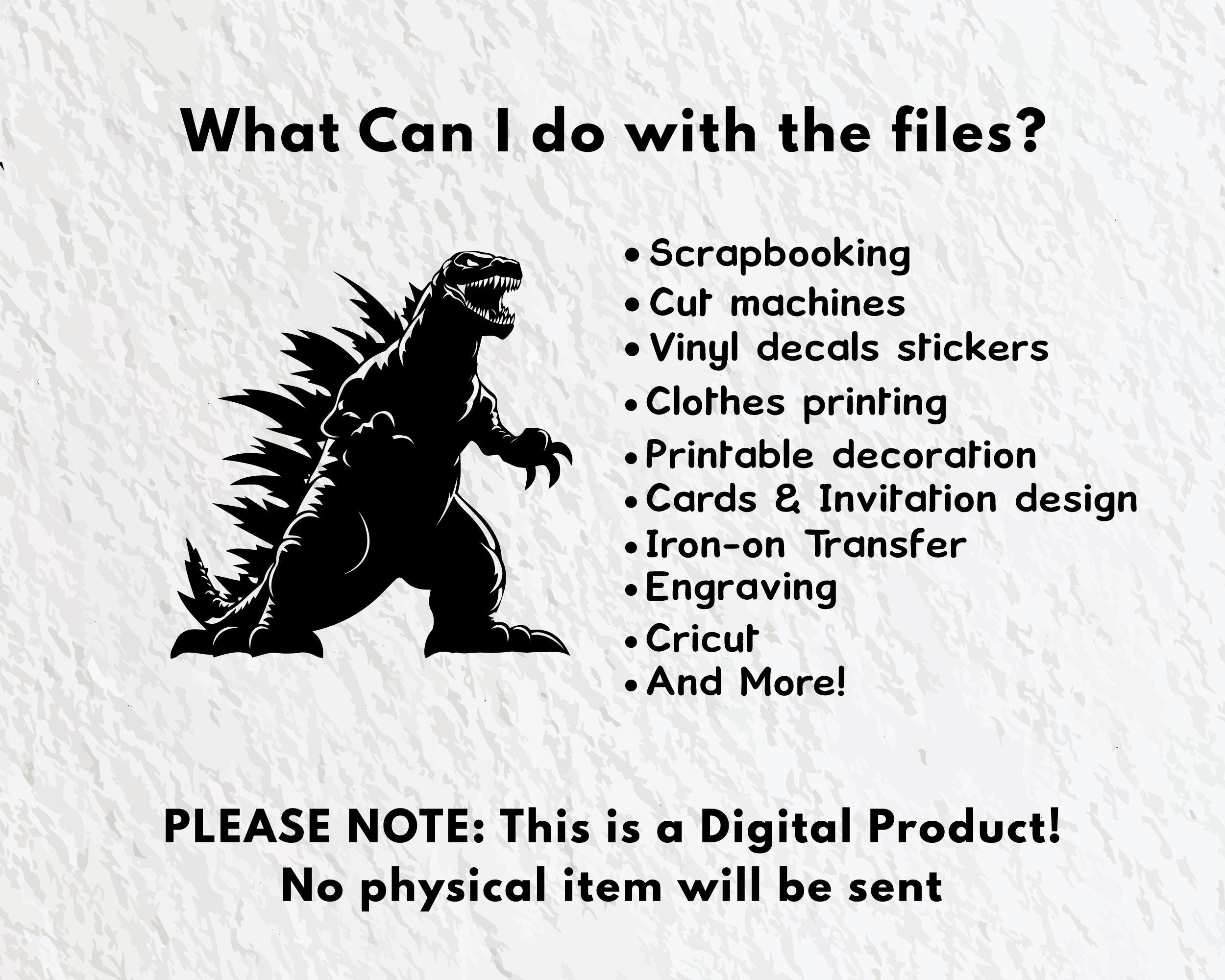 Godzilla SVG Bundle: Silhouette Clipart, Vector Graphics (PNG, SVG) - Etsy