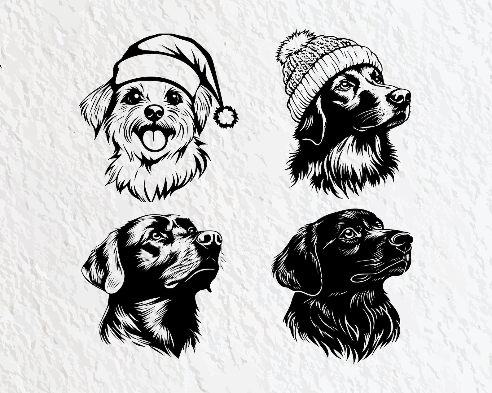 Cheagle Dog SVG Bundle: Silhouette, Clipart, Vector (PNG, SVG) - Etsy