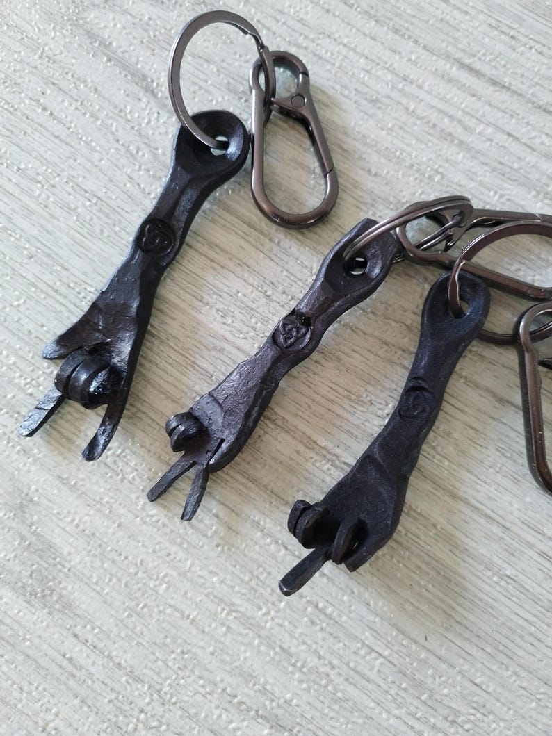 Handcrafted Keychain, Middle Finger the Bird Symbol Keyring, Unique ...