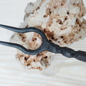 Hand Forged BBQ Fork, Blacksmith Made BBQ Roasting Fork, Barbecue Forks ...