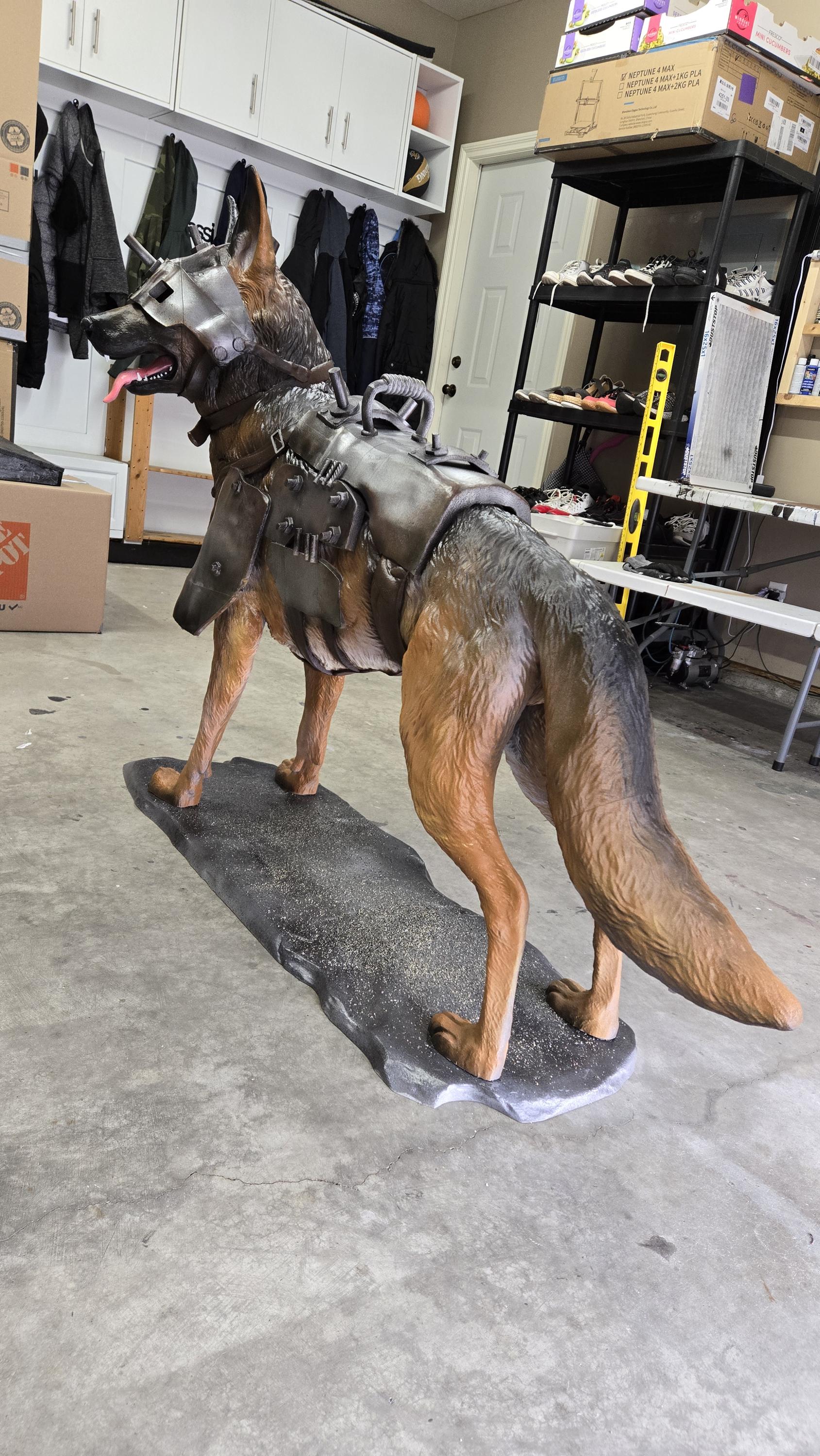 Fallout Dog Meat Life Size Fan Art Statue FREE SHIPPING - Etsy