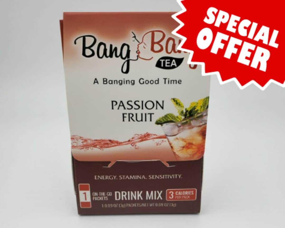 Bang Bang Passion Fruit Tea: Natural Energy Booster (1 Pack) - Etsy