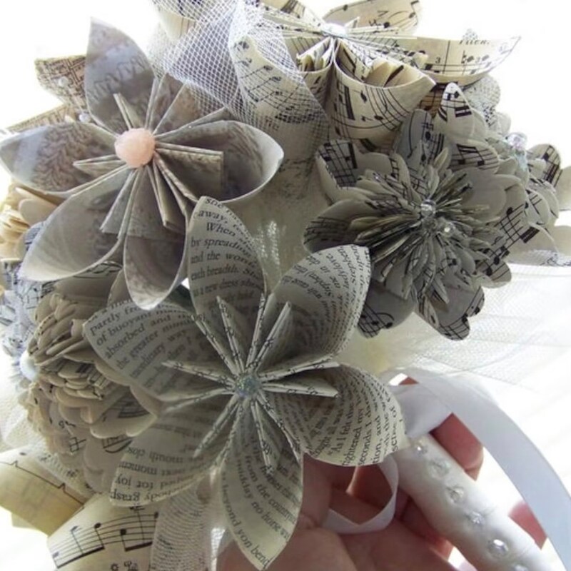 Sheet Music Bouquet - Etsy