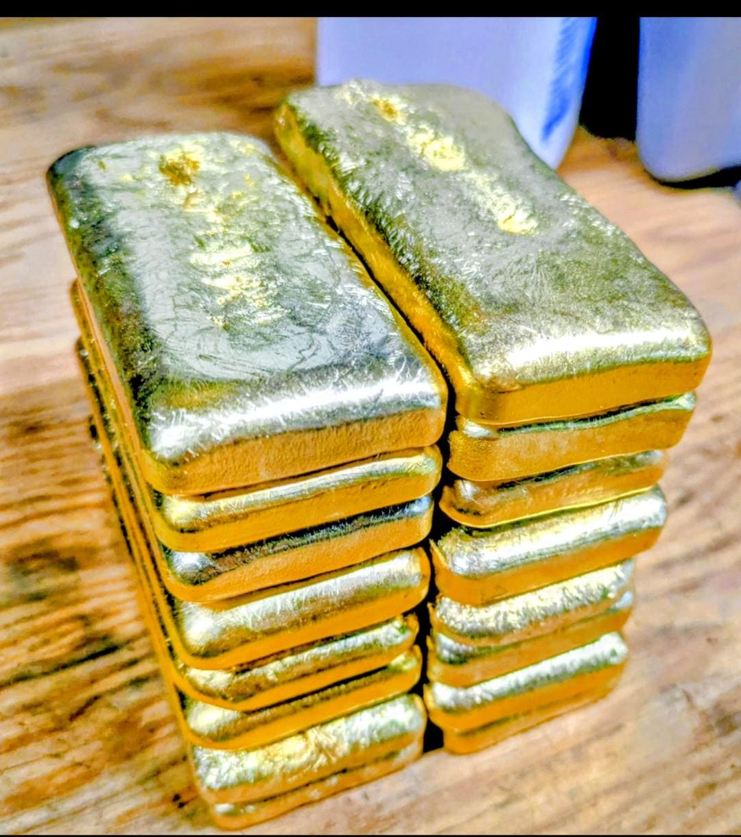 Hand Poured 8 Ounce "nordic Gold" Bar/ingot for Jewelry and Other ...