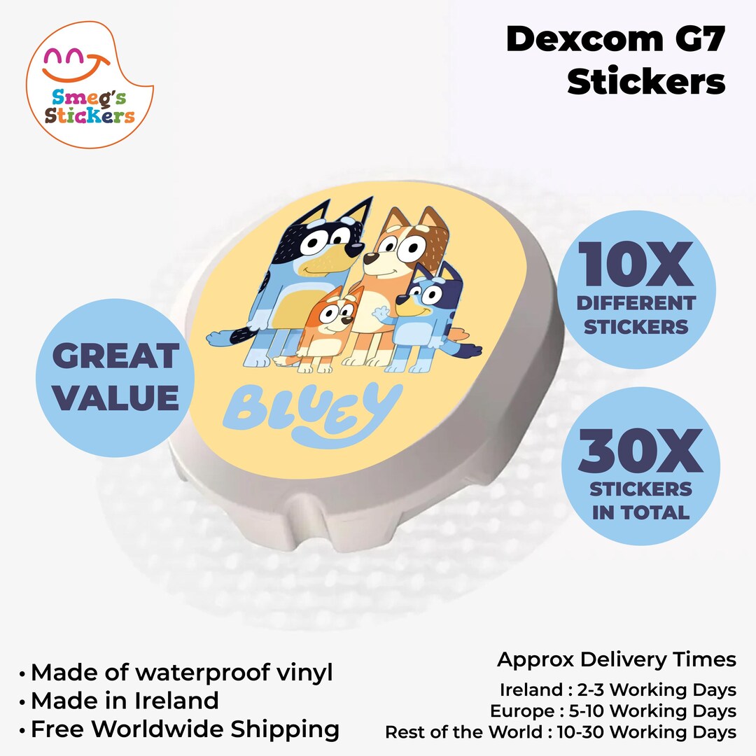 Dexcom Transmitter Stickers for Dexcom G7 Transmitter Decals Kids ...