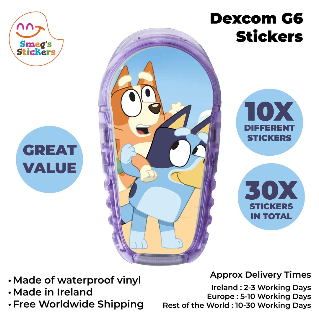 Dexcom Transmitter Stickers for Dexcom G6 Transmitter Decals Kids ...