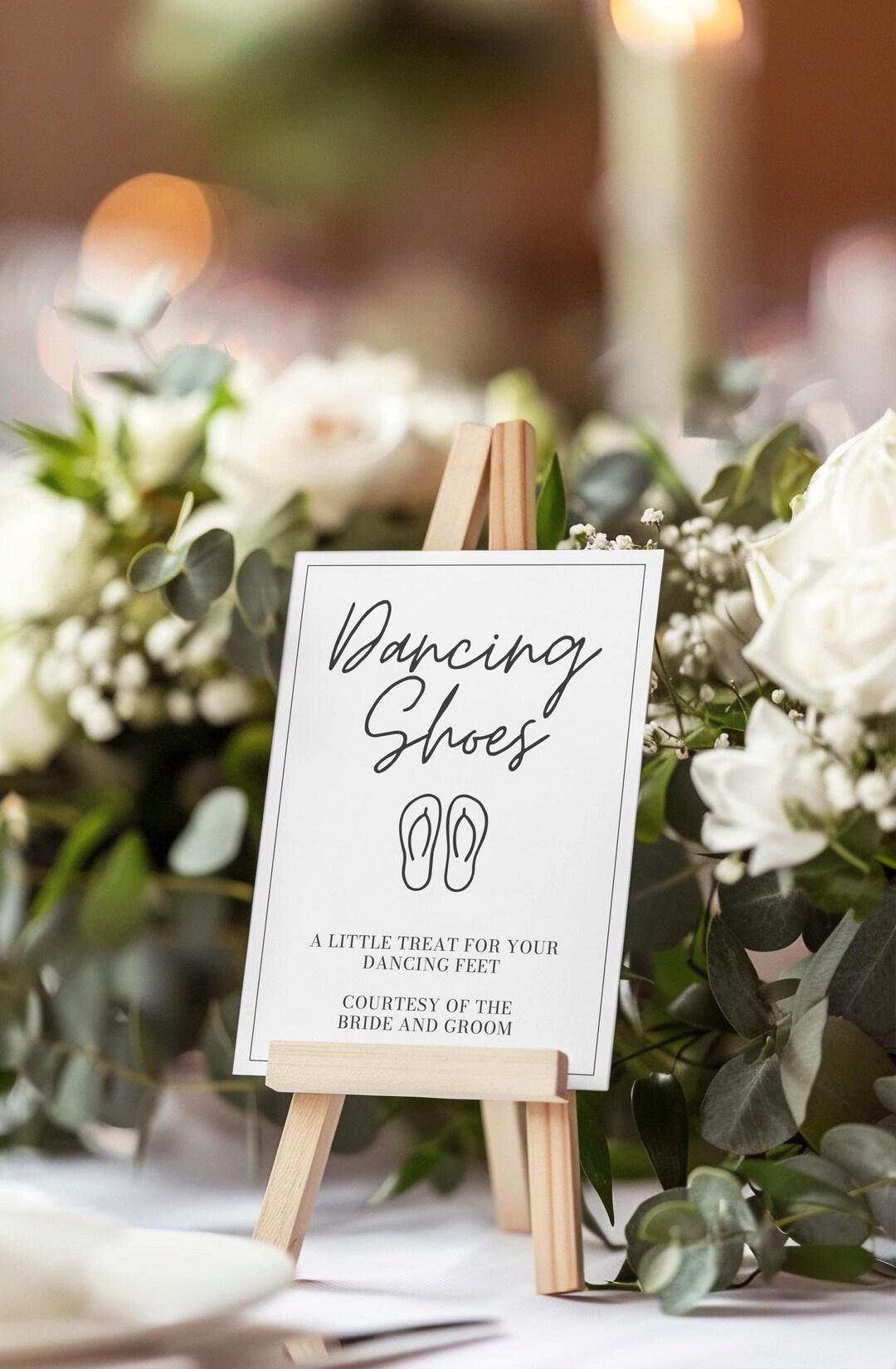 Dancing Shoes Wedding Sign Printable Downloadable Please Take One ...