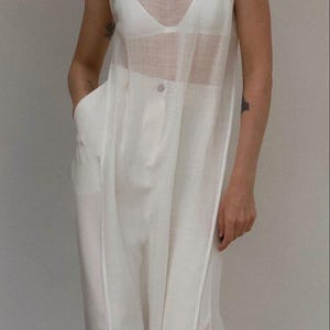 White Cotton Silk Batiste Fabric: Italian Lining Material - Etsy