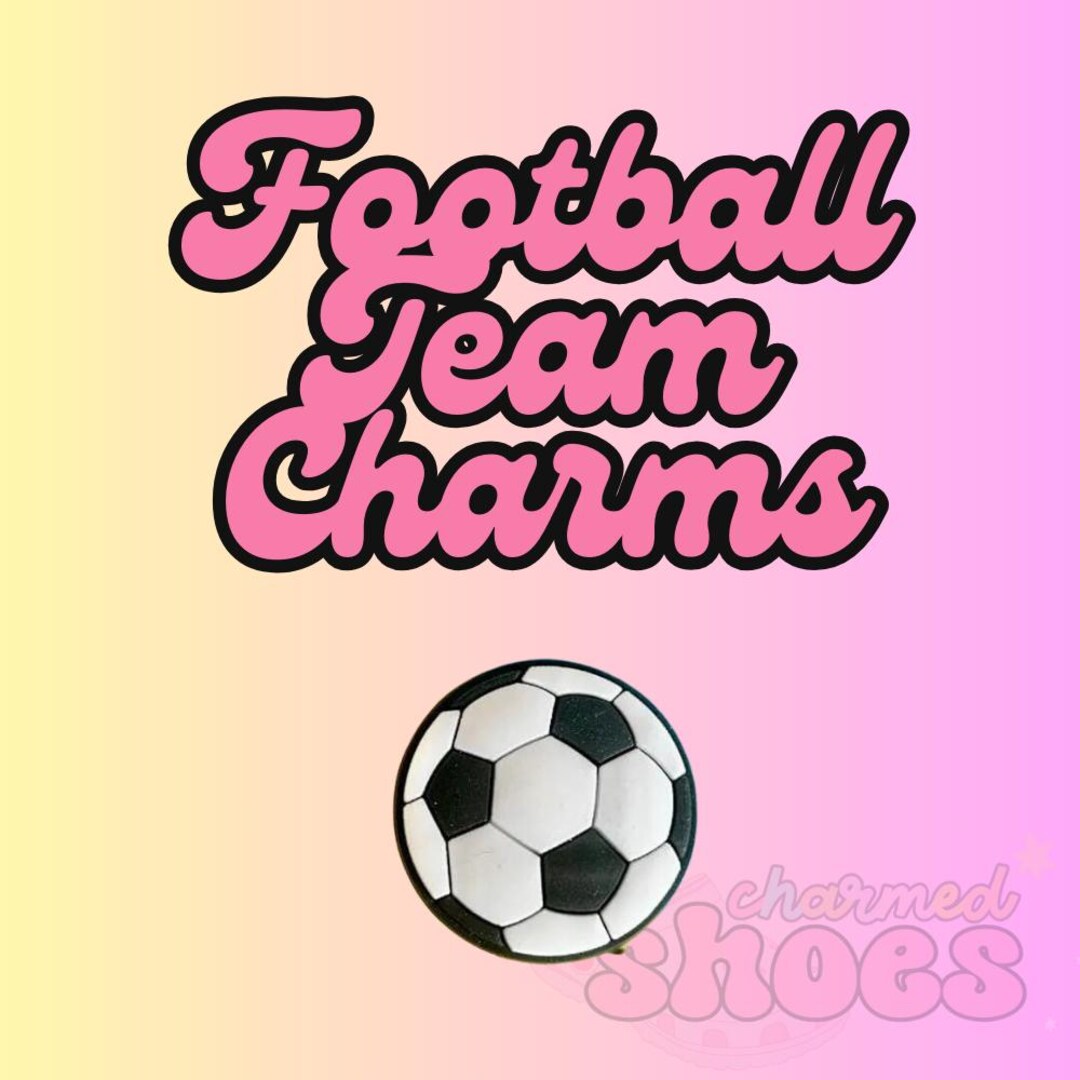 Football Shoe Charm - Football Pin - Football Team Charms - Football ...