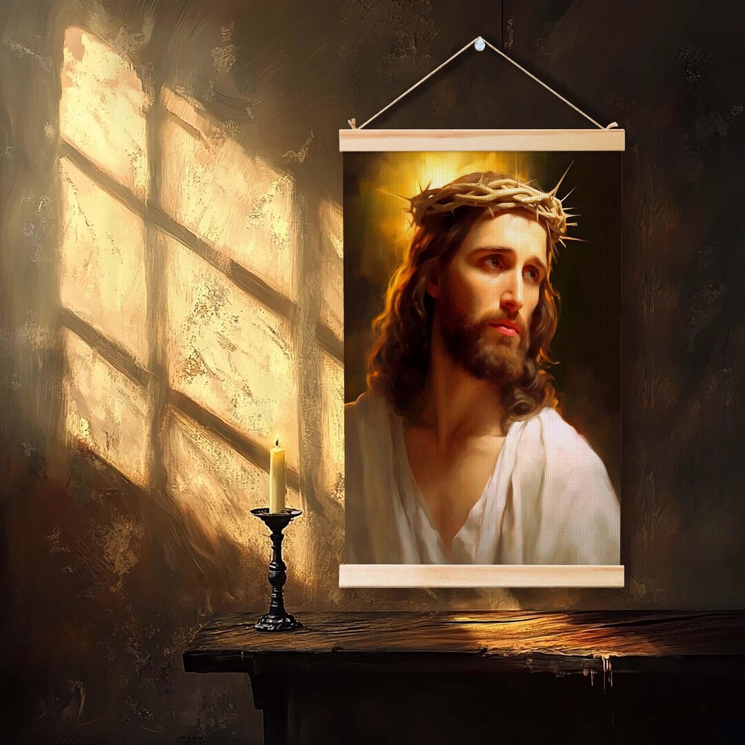 Easter Jesus Wall Murals Oil Painting Style Christian Wall Art Christ ...