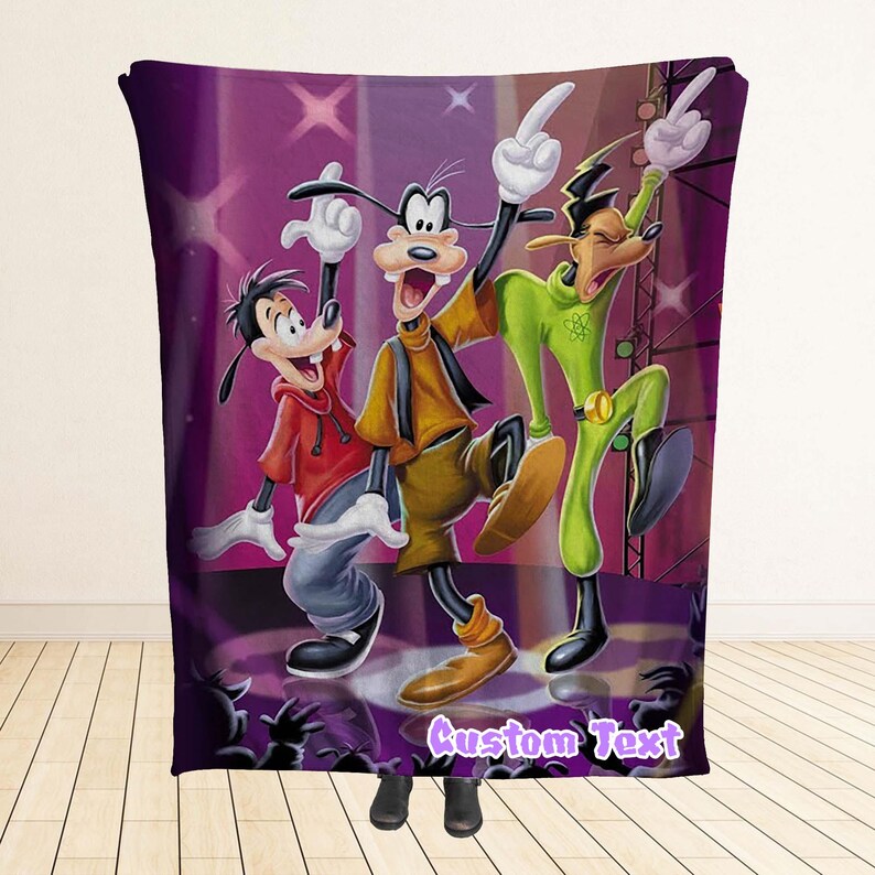 DIY Christmas Gift A Goofy Movie Custom Name Blanket, Customized ...
