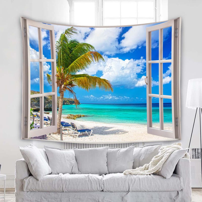 Tapestry of a Window - Etsy