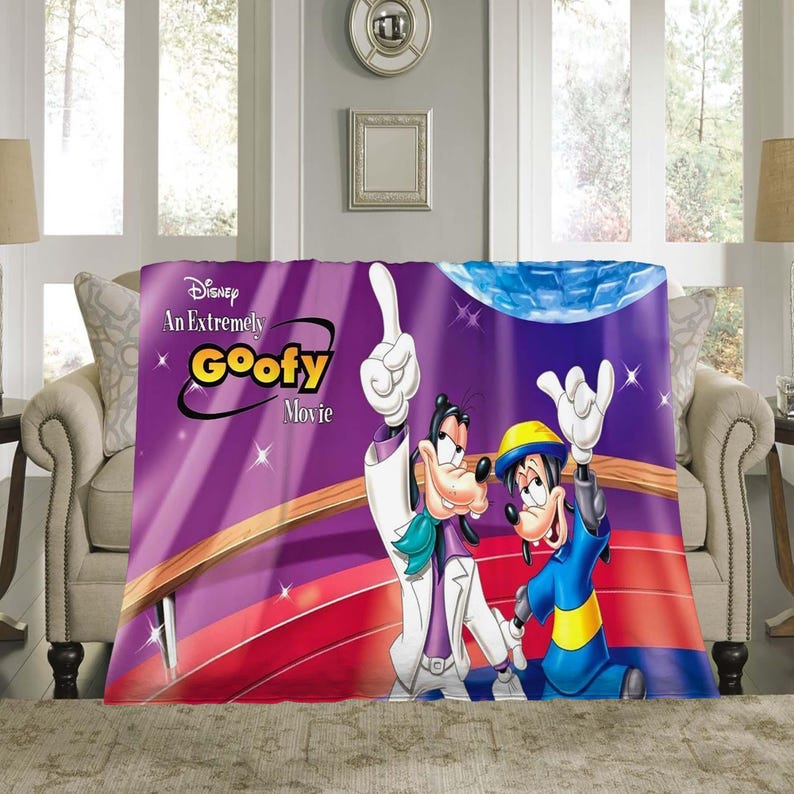 DIY Christmas Gift A Goofy Movie Custom Name Blanket, Customized ...