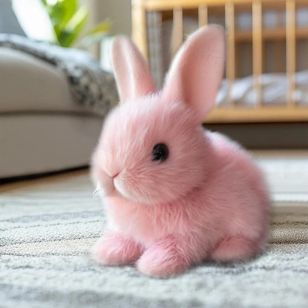 Easter Realistic Bunny Toy, My Realistic Bunny Toy, Interactive Bunny ...