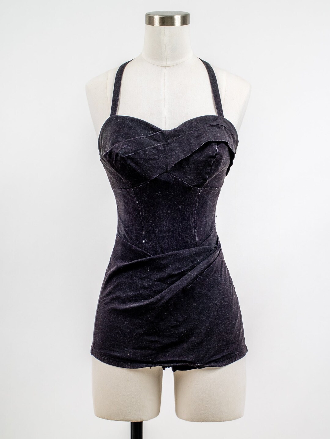 1950's Black Catalina One Piece Cross Back Bathing Suit Swim Suit - Etsy