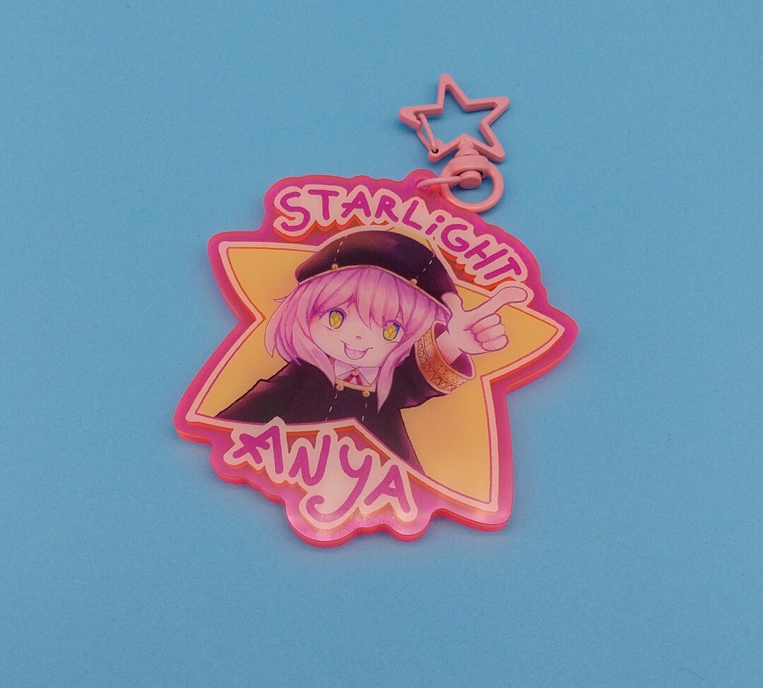 Spyxfamily Starlight Anya Keychain - Etsy